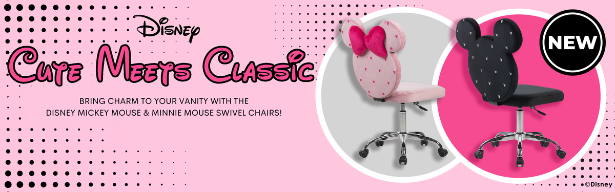 JUST IN: Disney Mickey Mouse & Minnie Mouse Chairs | Vanity Blog ...