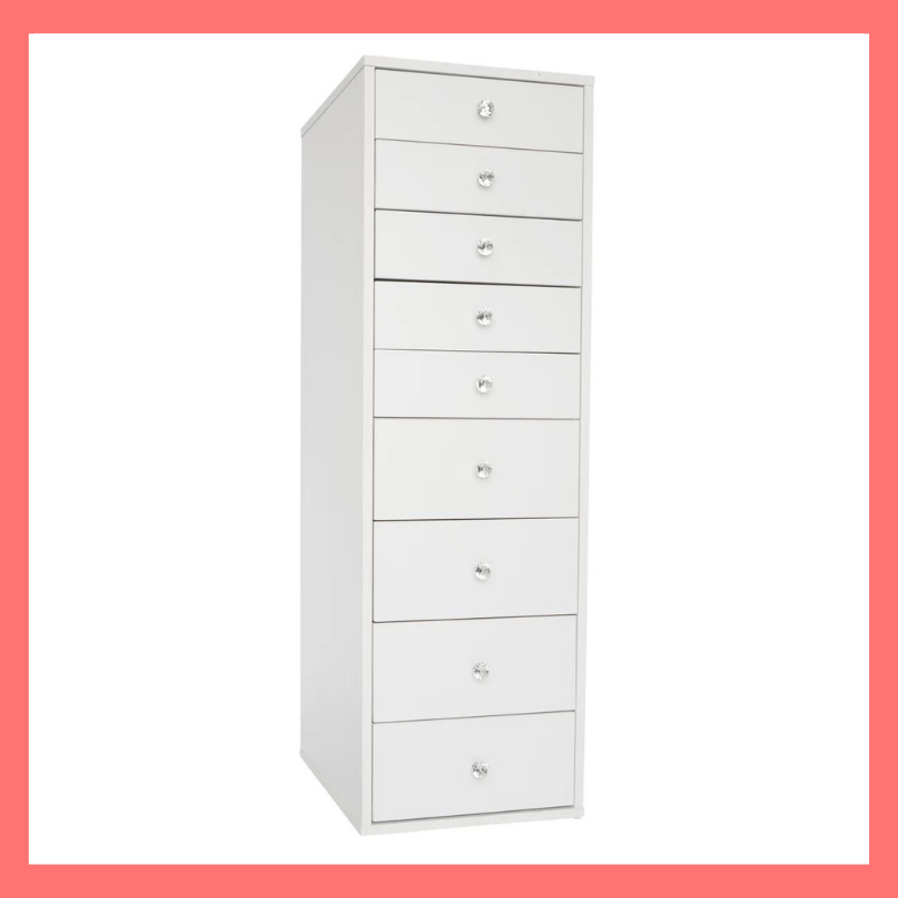 Vanity Storage Shelves | Impressions Vanity Co.