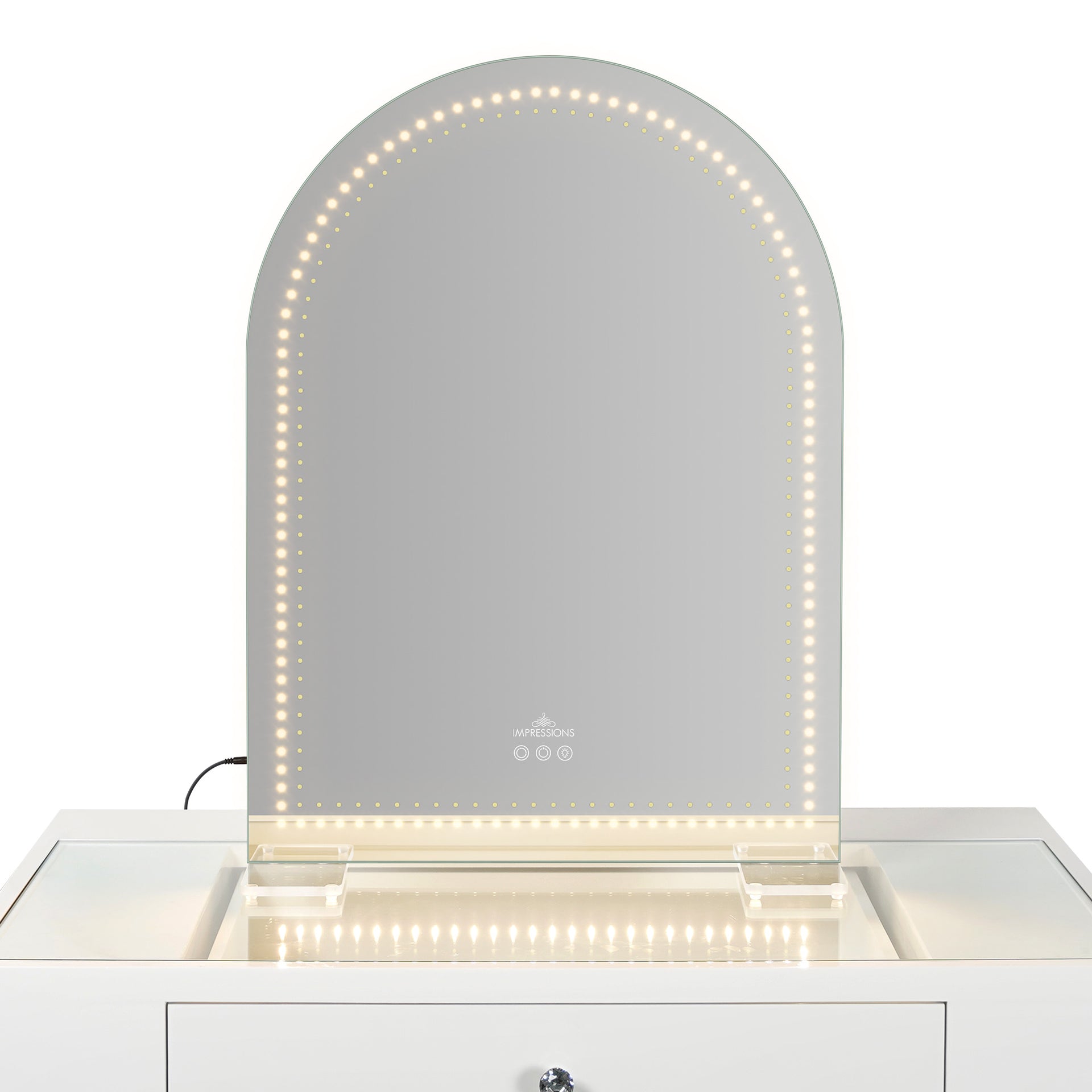 Stage Lite Arch Vanity Mirror – Impressions Vanity Co.