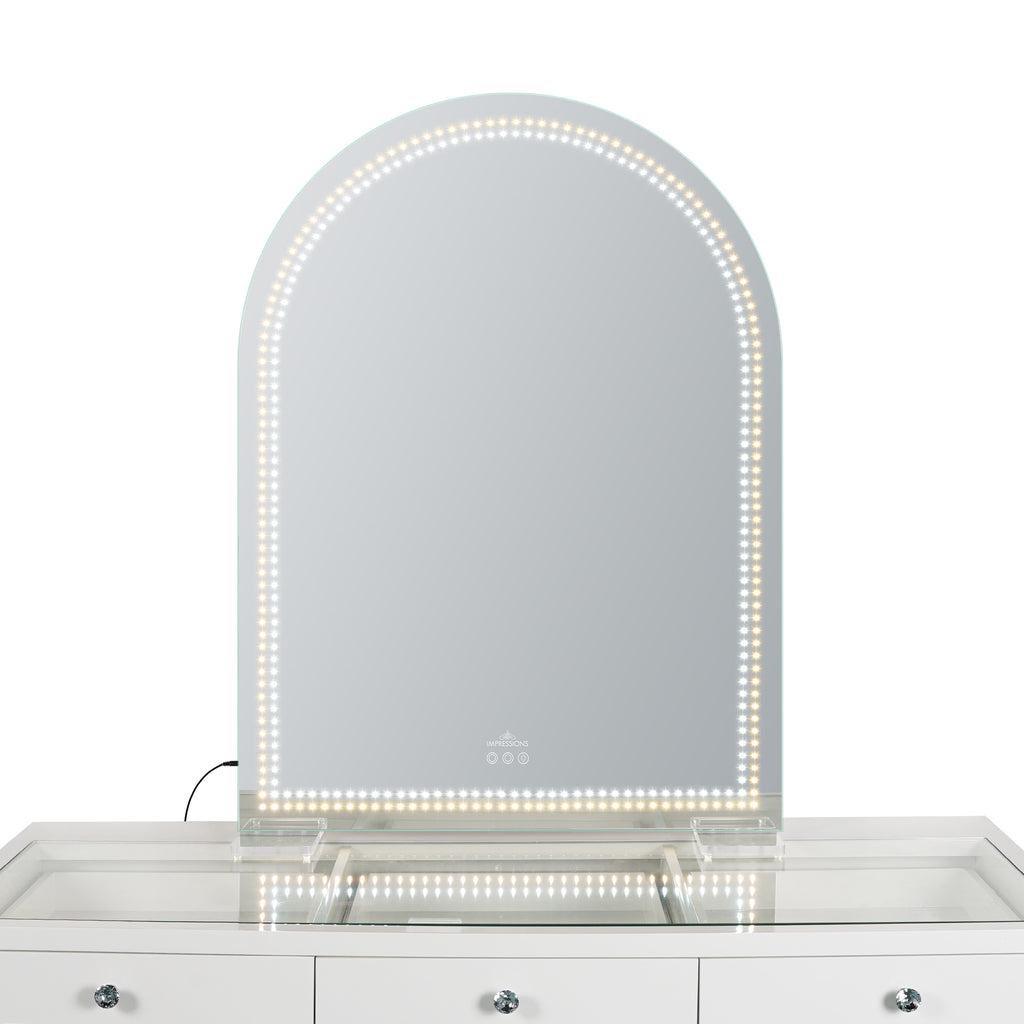 Stage Lite Arch XL Vanity Mirror – Impressions Vanity Co.