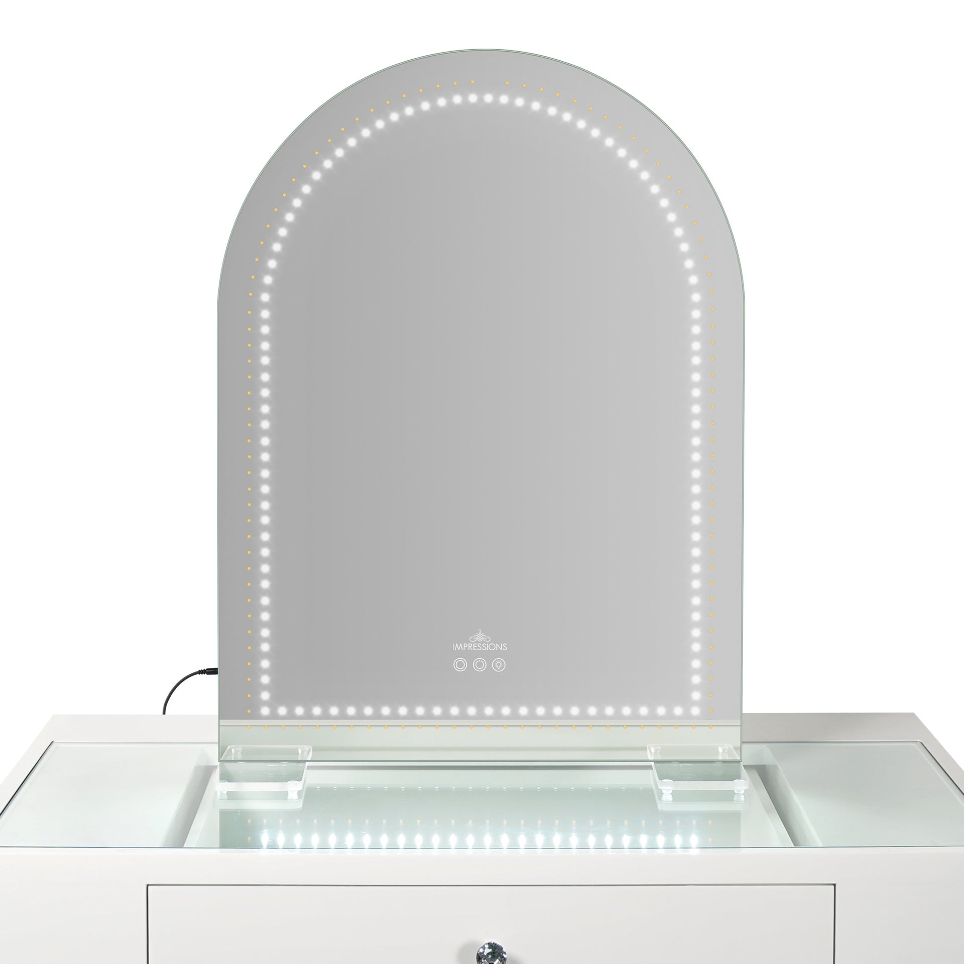 Stage Lite Arch Vanity Mirror – Impressions Vanity Co.