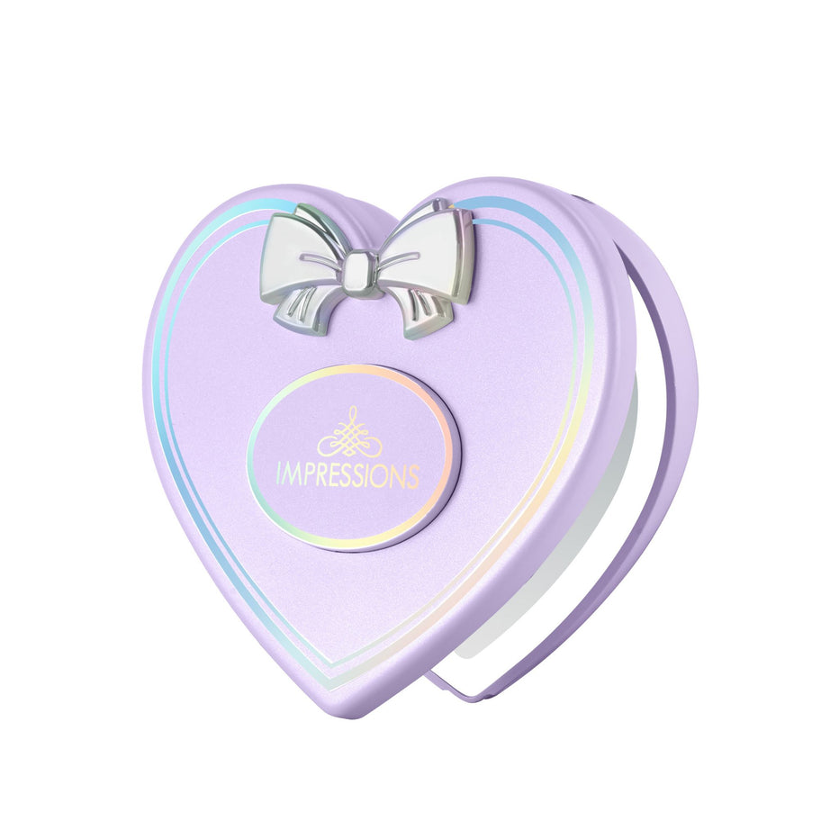 Amour LED Heart Compact Mirror – Impressions Vanity Co.