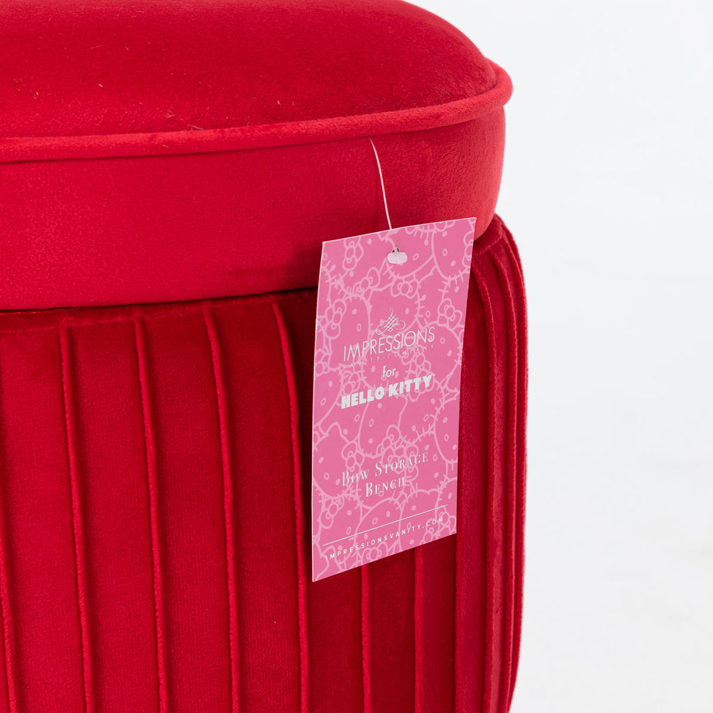 Hello Kitty® Bow Storage Bench – Impressions Vanity Co.