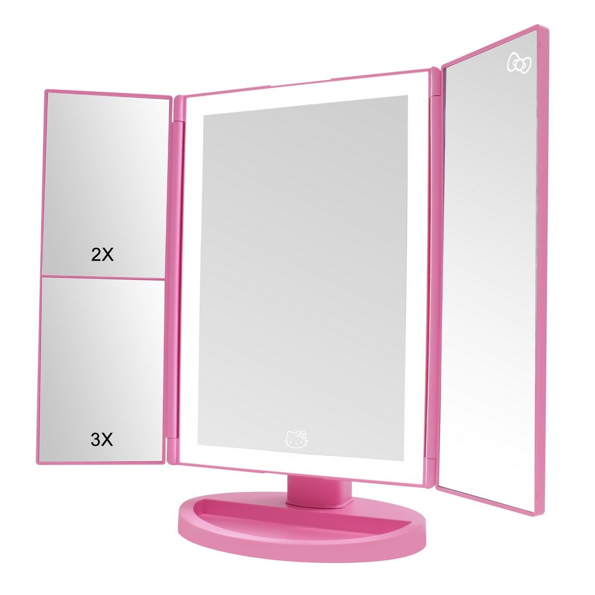 Hello Kitty® "Pink-A-Dot" Trifold LED Makeup Mirror – Impressions ...