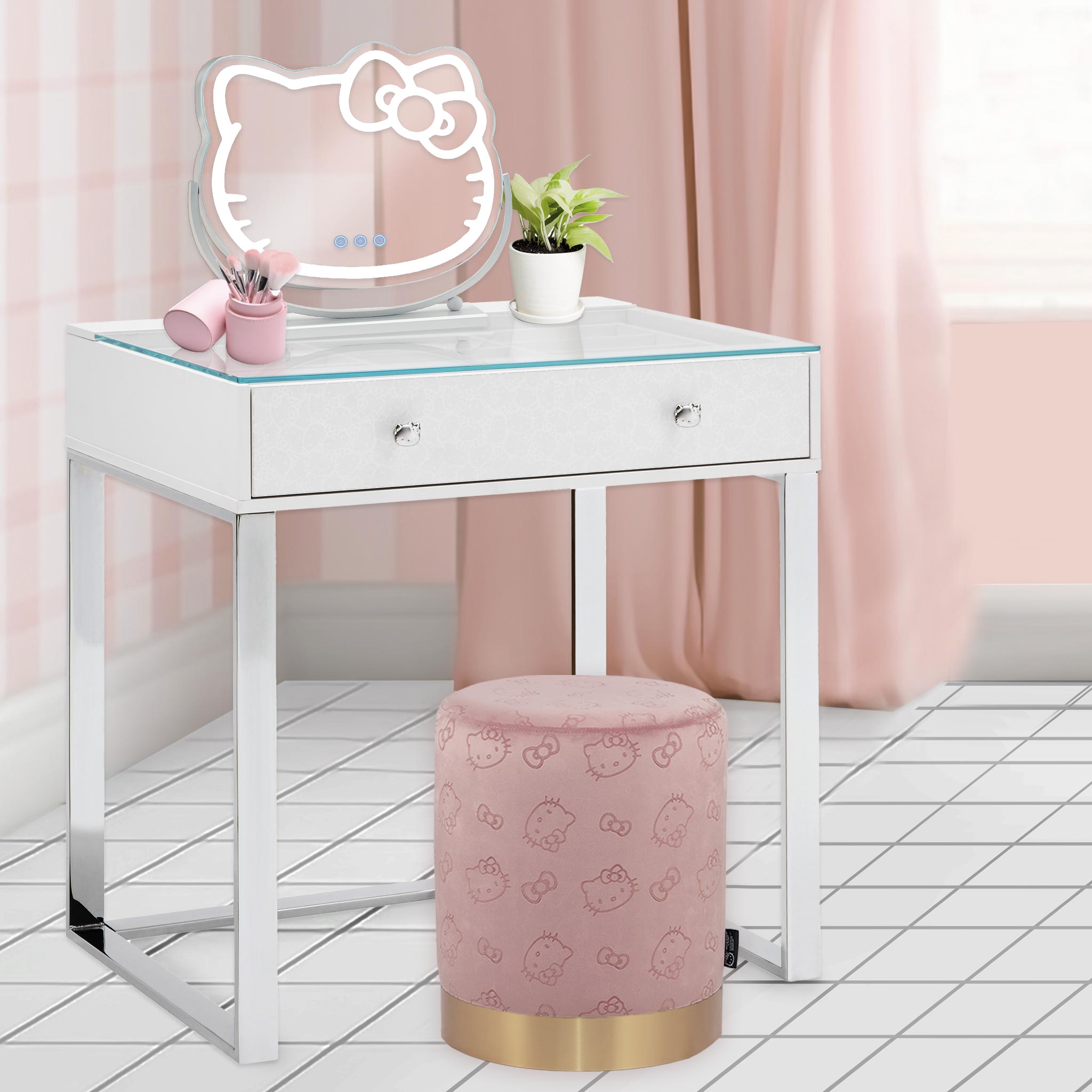 Hello Kitty® SlayStation Mini Vanity Table – Impressions Vanity Co.