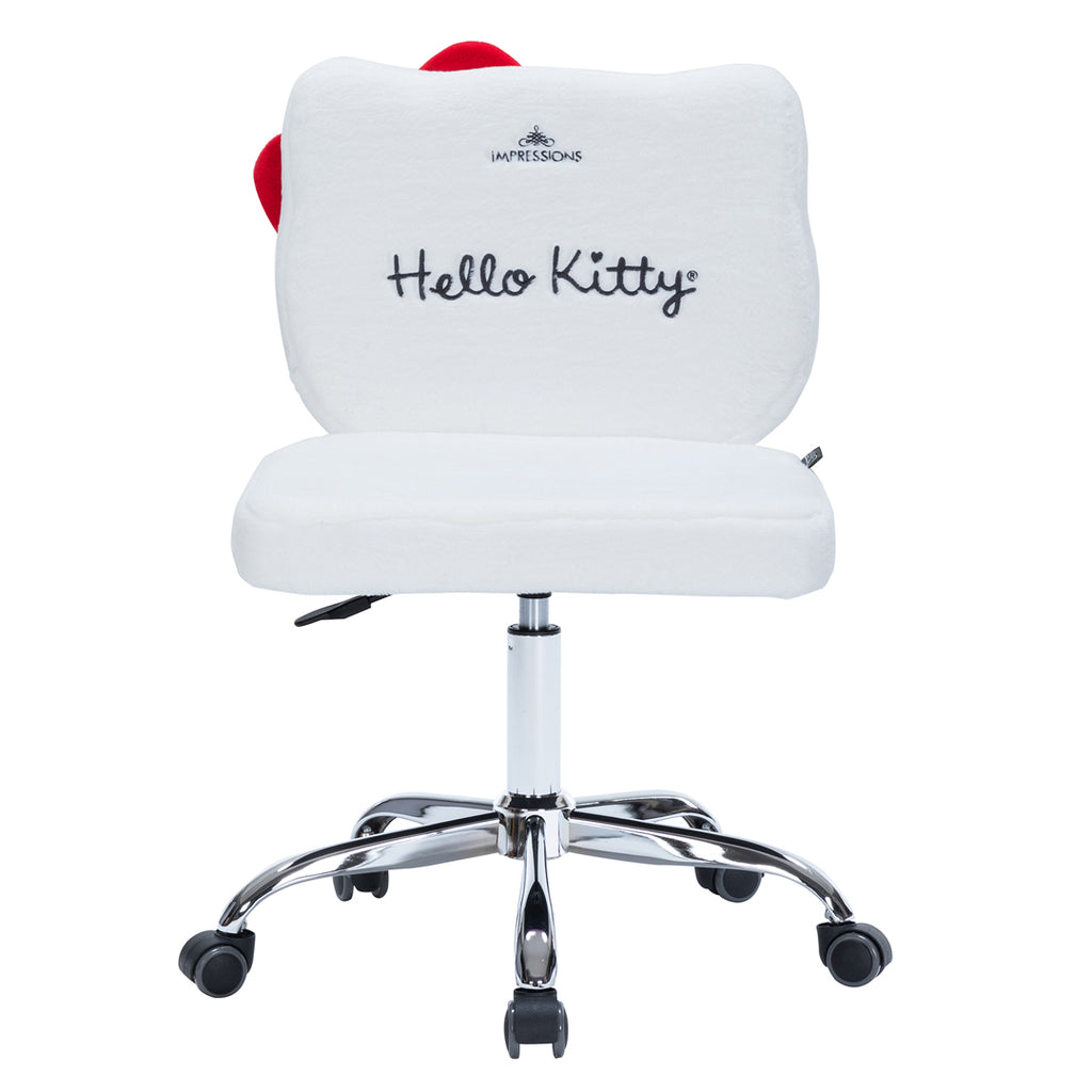 Hello Kitty® Teddy Fur Swivel Vanity Chair – Impressions Vanity Co.