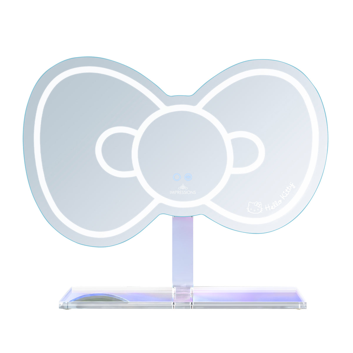 Hello Kitty® RGB Bow Wall Mirror W/ Detachable Base – Impressions ...