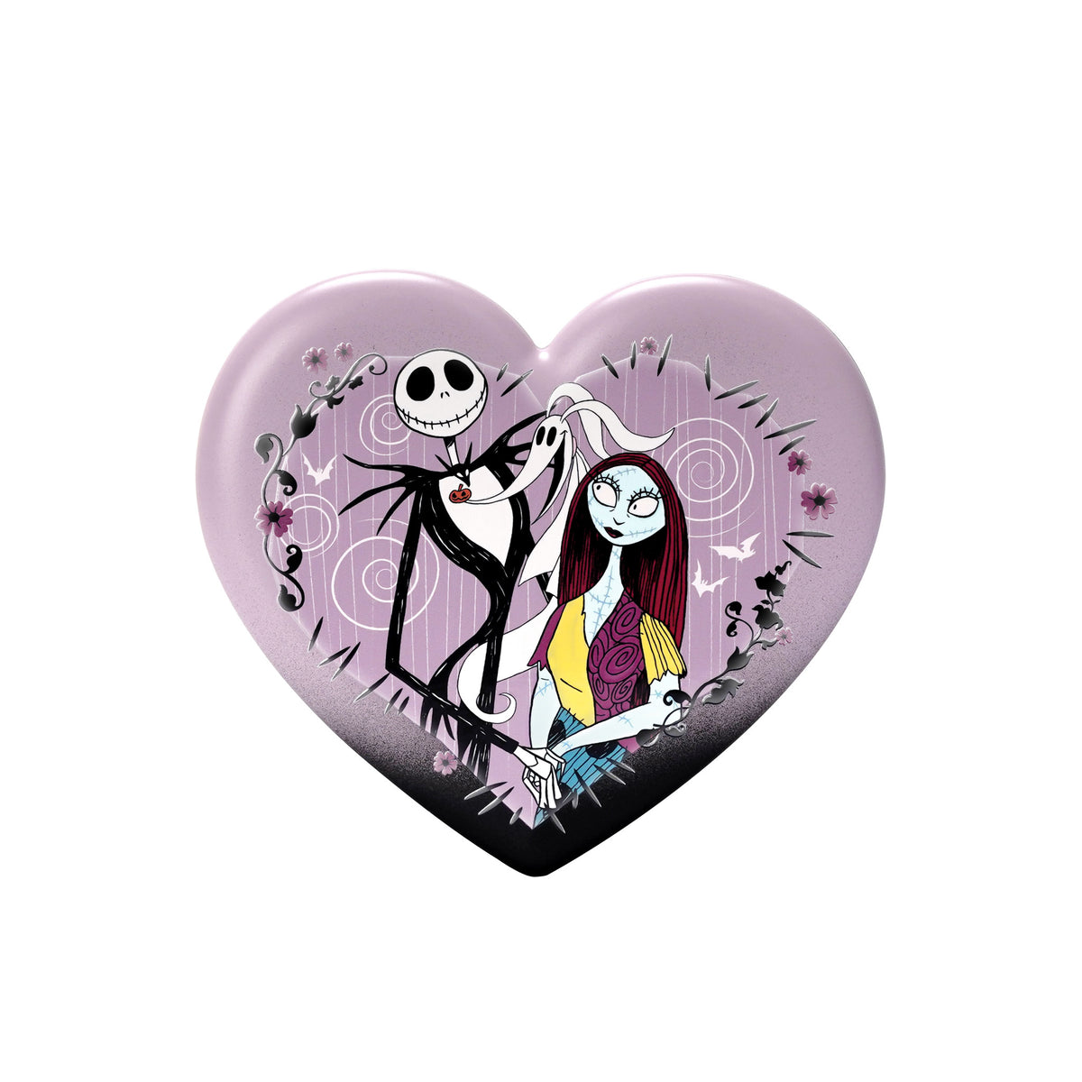 Jack Skellington & Sally Heart LED Compact Mirror – Impressions Vanity Co.