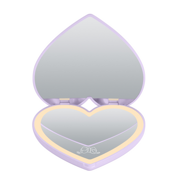 Kuromi™ “Lovely Ribbon” LED Heart Compact Mirror – Impressions Vanity Co.