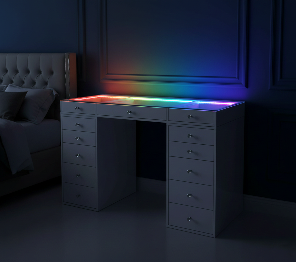 SlayStation® Lumina Plus 2.0 Vanity w/ RGB | Impressions Vanity Co.