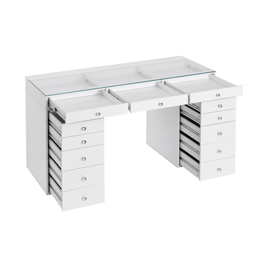 SlayStation® Pro 2.0 Vanity Table w/ USB – Impressions Vanity Co.