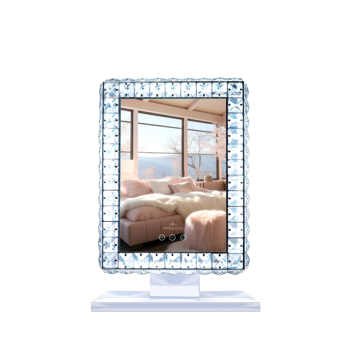 The Bling Collection Mini RGB Vanity Mirror – Impressions Vanity Co.