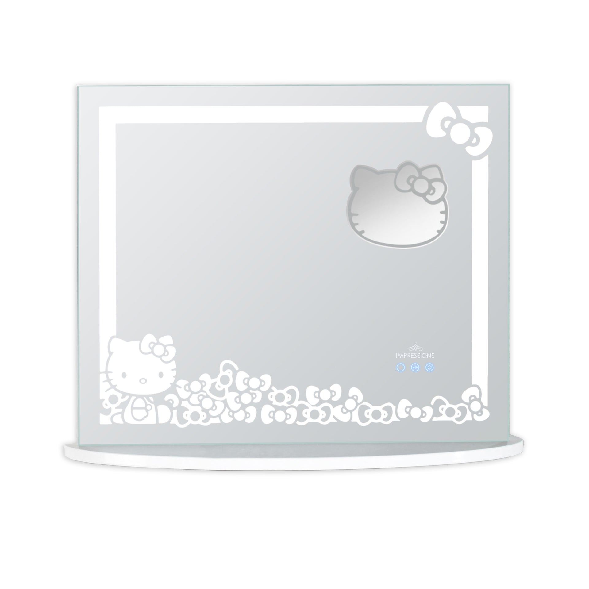 Hello Kitty® RGB PLUS "Bows" Vanity Mirror – Impressions Vanity Co.
