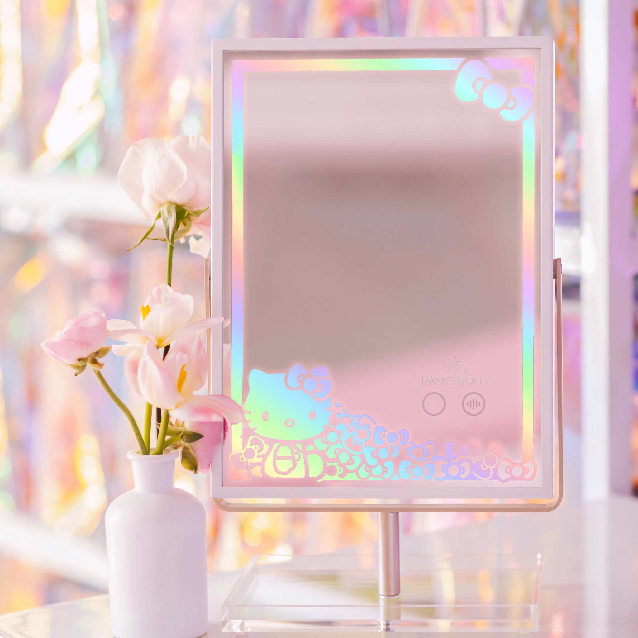 Hello Kitty® RGB Makeup Mirror with Catchall Tray – Impressions Vanity Co.