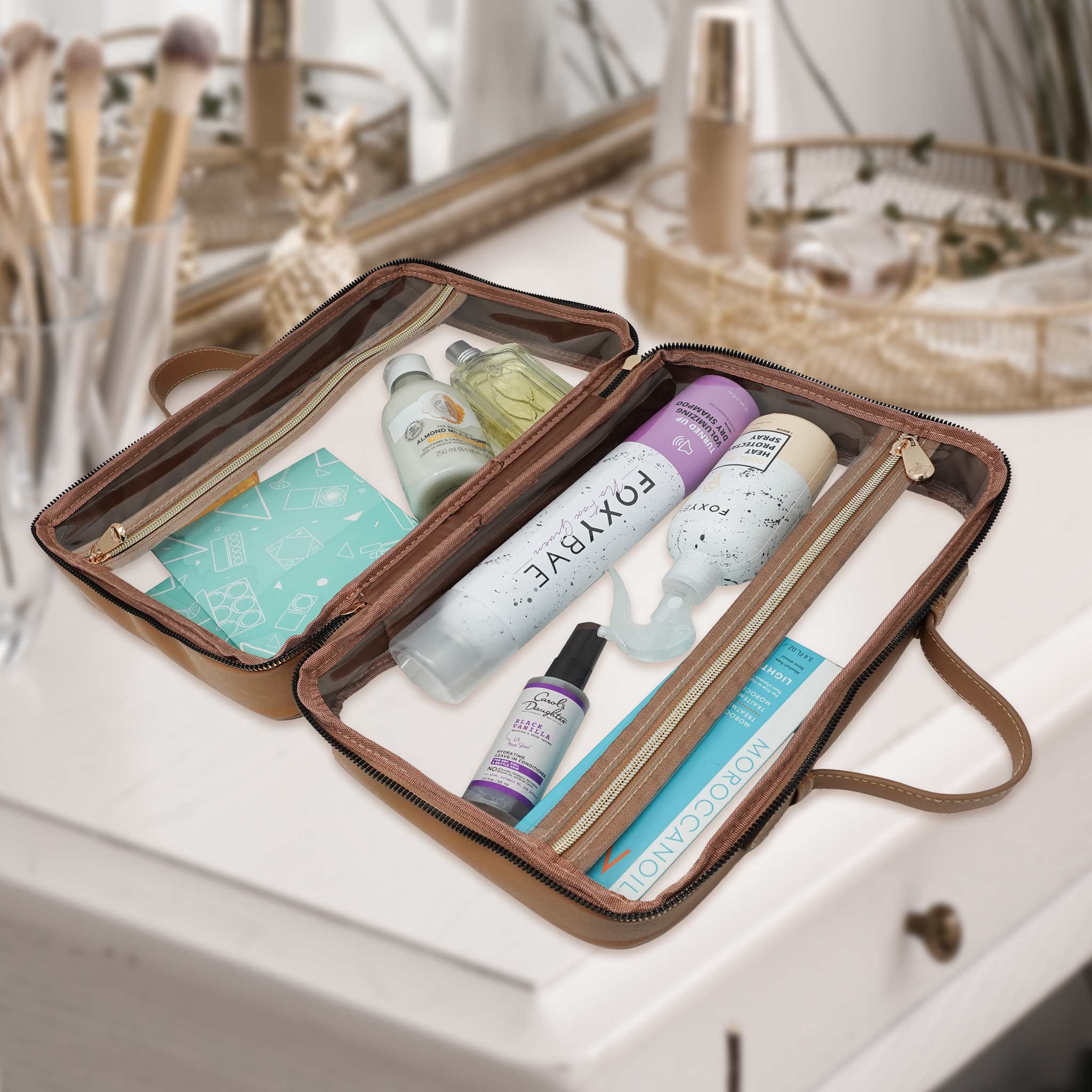 Malta Clear Toiletry Case - Large – Impressions Vanity Co.