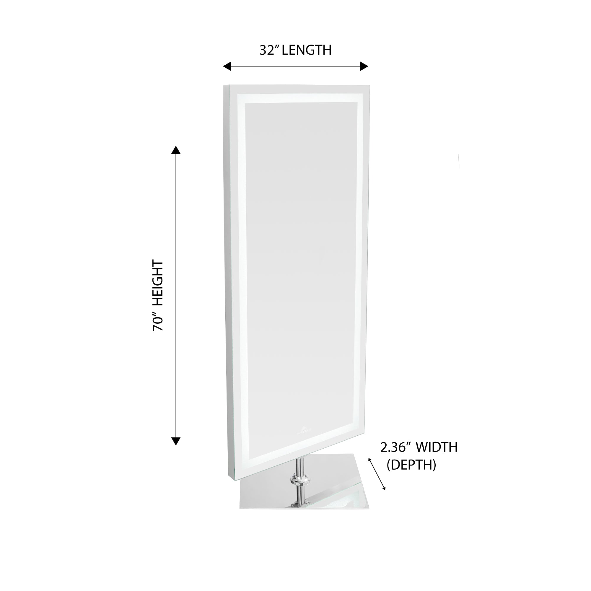 Cristal Full Length Mirror – Impressions Vanity Co.