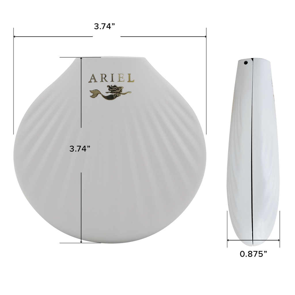 Ariel Seashell Compact Mirror – Impressions Vanity Co.
