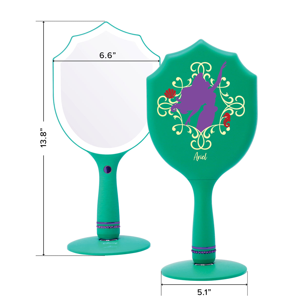 Ariel LED Handheld Makeup Mirror | Impressions Vanity Co.