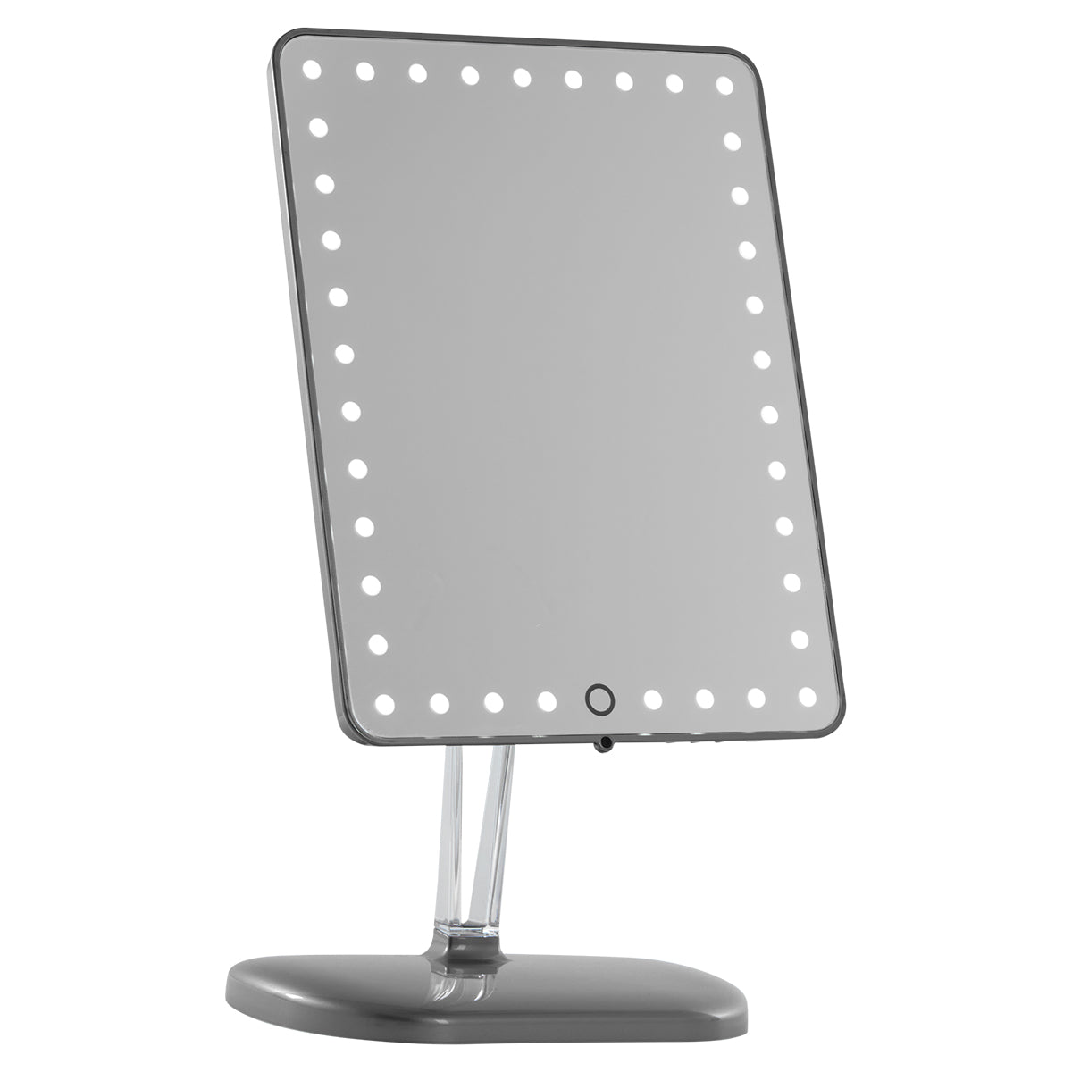 Touch Pro LED Lighted Makeup Mirror with Bluetooth Speaker & Powerbank ...