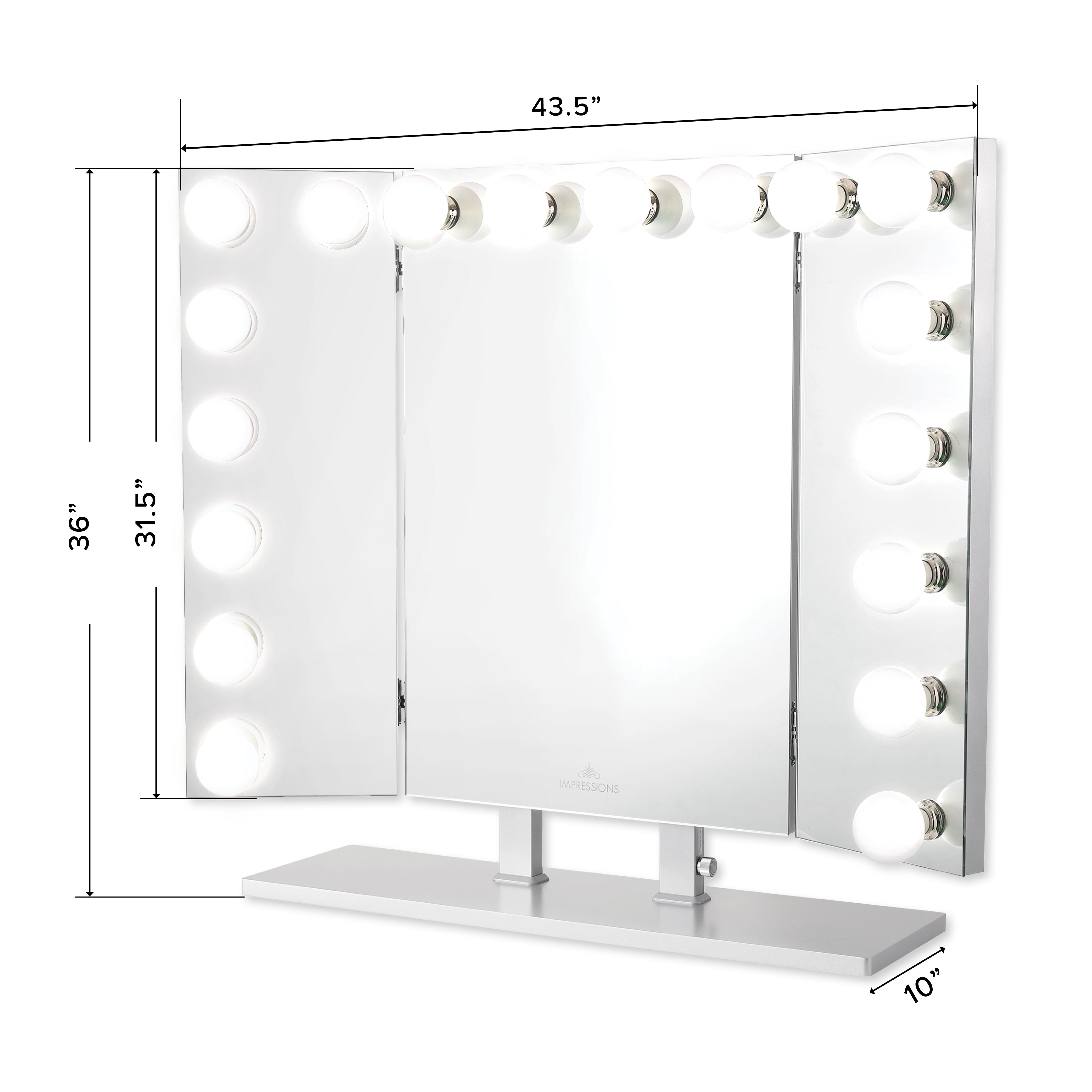 Trifecta Pro Vanity Mirror – Impressions Vanity Co.