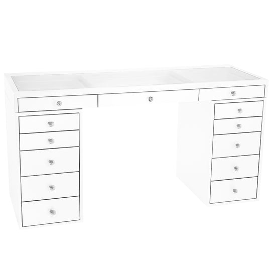 SlayStation® Pro Premium Vanity Table with Drawers – Impressions Vanity Co.