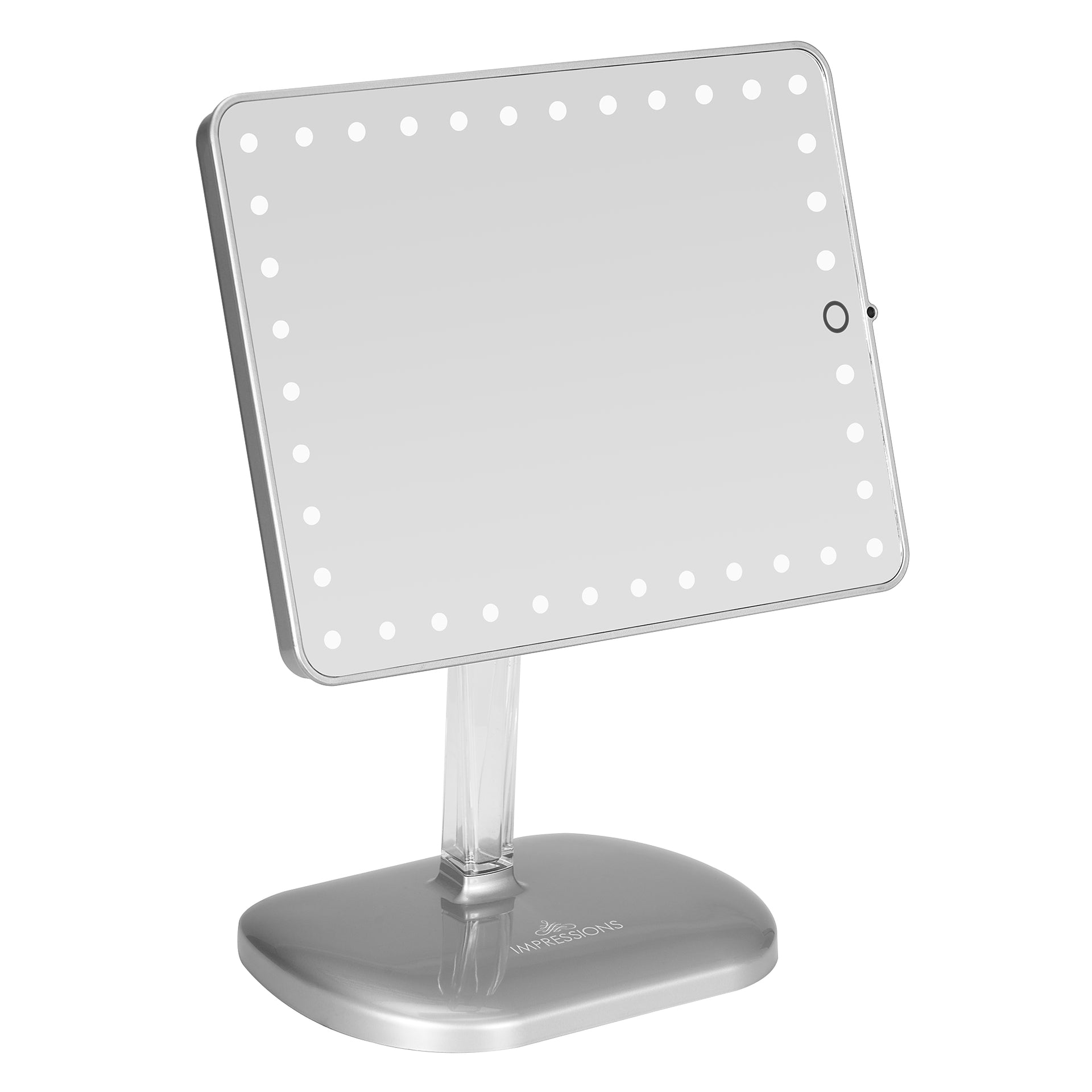 Touch Pro LED Lighted Makeup Mirror with Bluetooth Speaker & Powerbank ...