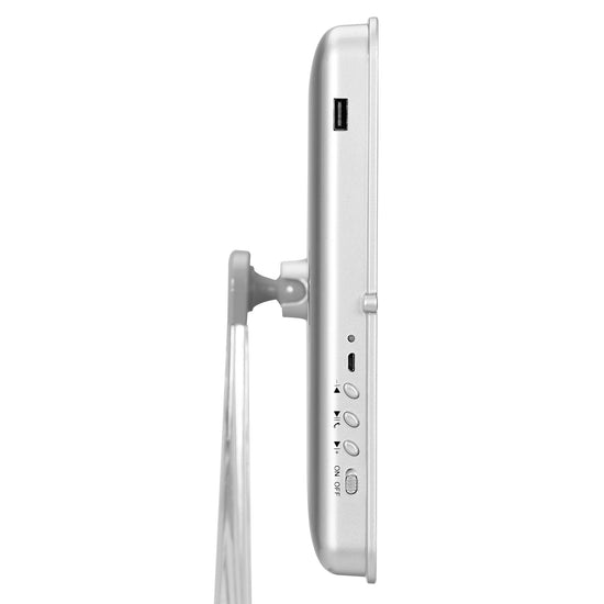 Touch Pro LED Lighted Makeup Mirror with Bluetooth Speaker & Powerbank ...